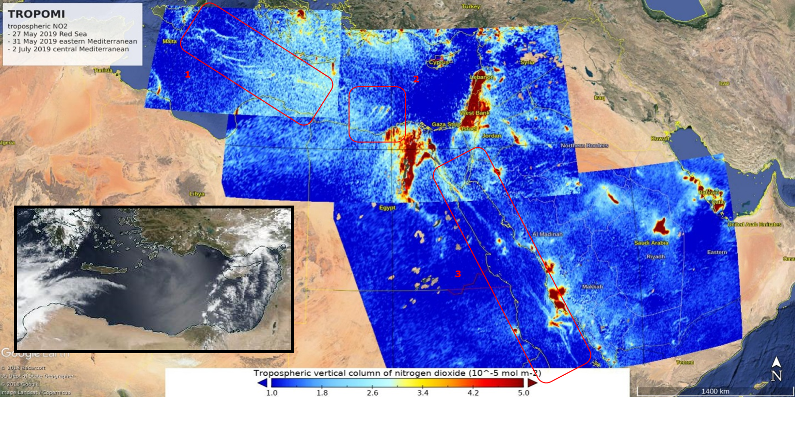 Dutch satellite instrument Tropomi measures emissions of individual ...